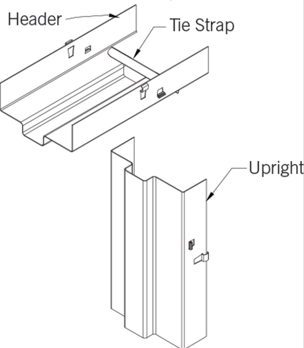 LH (3'0 x 6'8 x 4 7/8) RediFrame | Steel Door Frame | Door Frame ...
